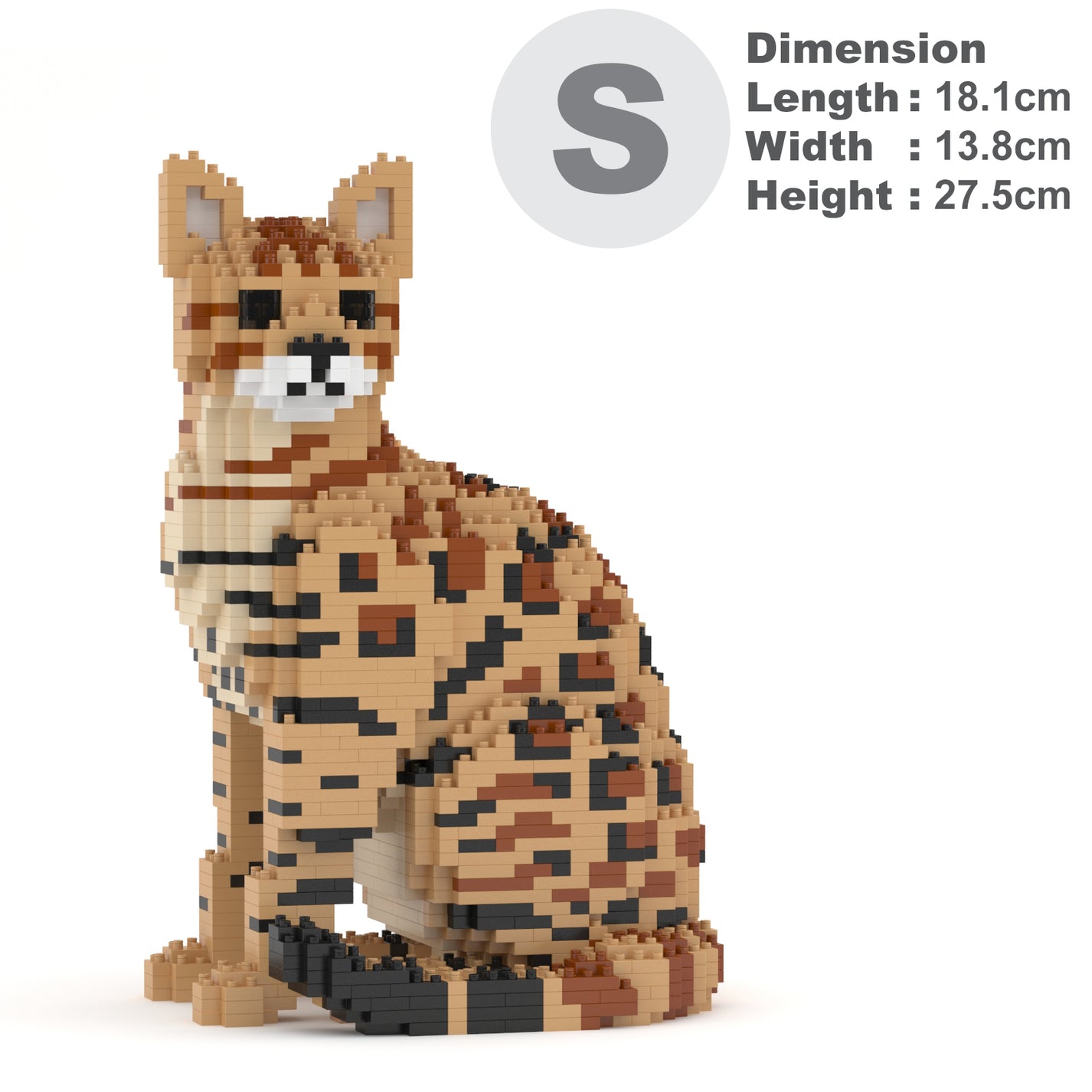 Bengal Cat 4-in-1 Pack 01S-M01 - JEKCA Building Blocks for Kidults ...